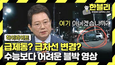 [하이라이트] 8282 한국인 보행자, 억울한 급제동까지 불수능보다 어려운 블박 내용.zip | JTBC 221013 방송 | 네이트 TV
