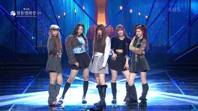 뉴진스, ‘Hype boy & Attention’ 축하공연 | KBS 221125 방송 | 네이트 TV