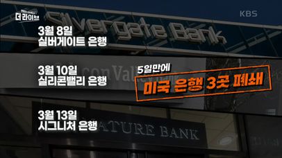 실리콘 밸리 은행 사태, 도미노 위기 될까? | KBS 230313 방송 | 네이트 TV